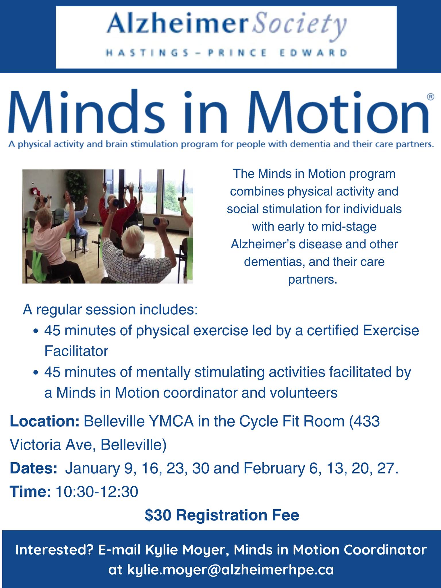 Jan 2025 Minds in Motion Belleville | Alzheimer Society of Hastings ...