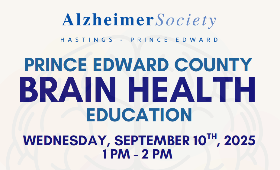 Brain health Event at Picton Library! | Alzheimer Society of Hastings ...
