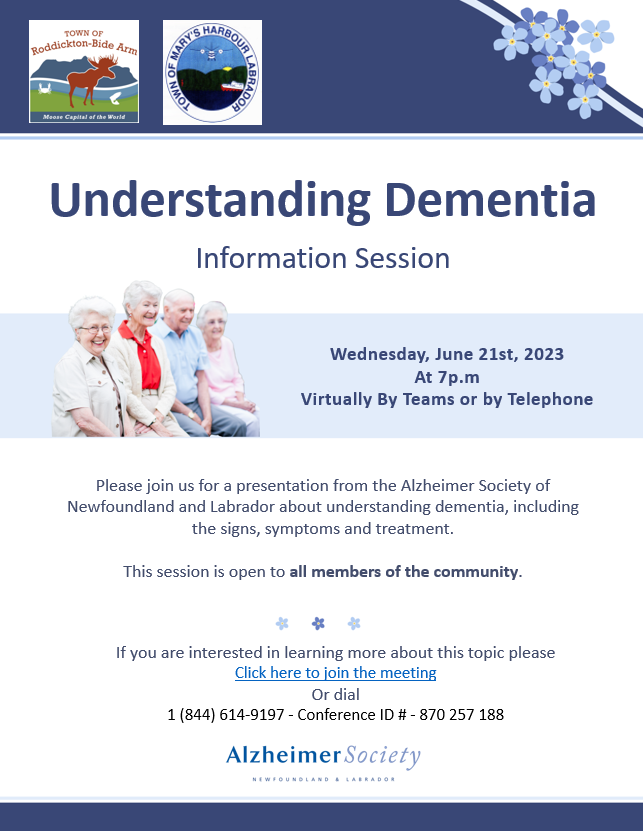 Understanding Dementia - Town of Roddickton- Bide Arm and Town of Mary ...