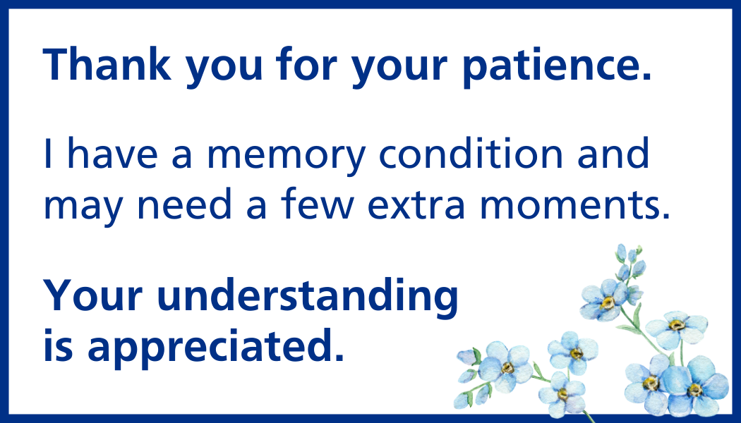Thank You For Your Patience Cards | Alzheimer Society of Nova Scotia