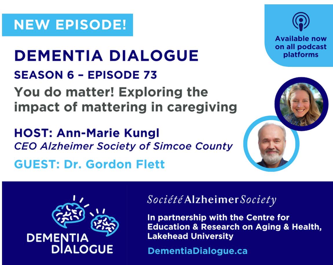 Dementia Dialogue with Dr. Gordon Flett | Alzheimer Society of Simcoe ...