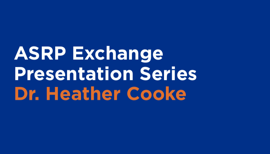 The ASRP Exchange with Dr. Heather Cooke | Alzheimer Society of Canada
