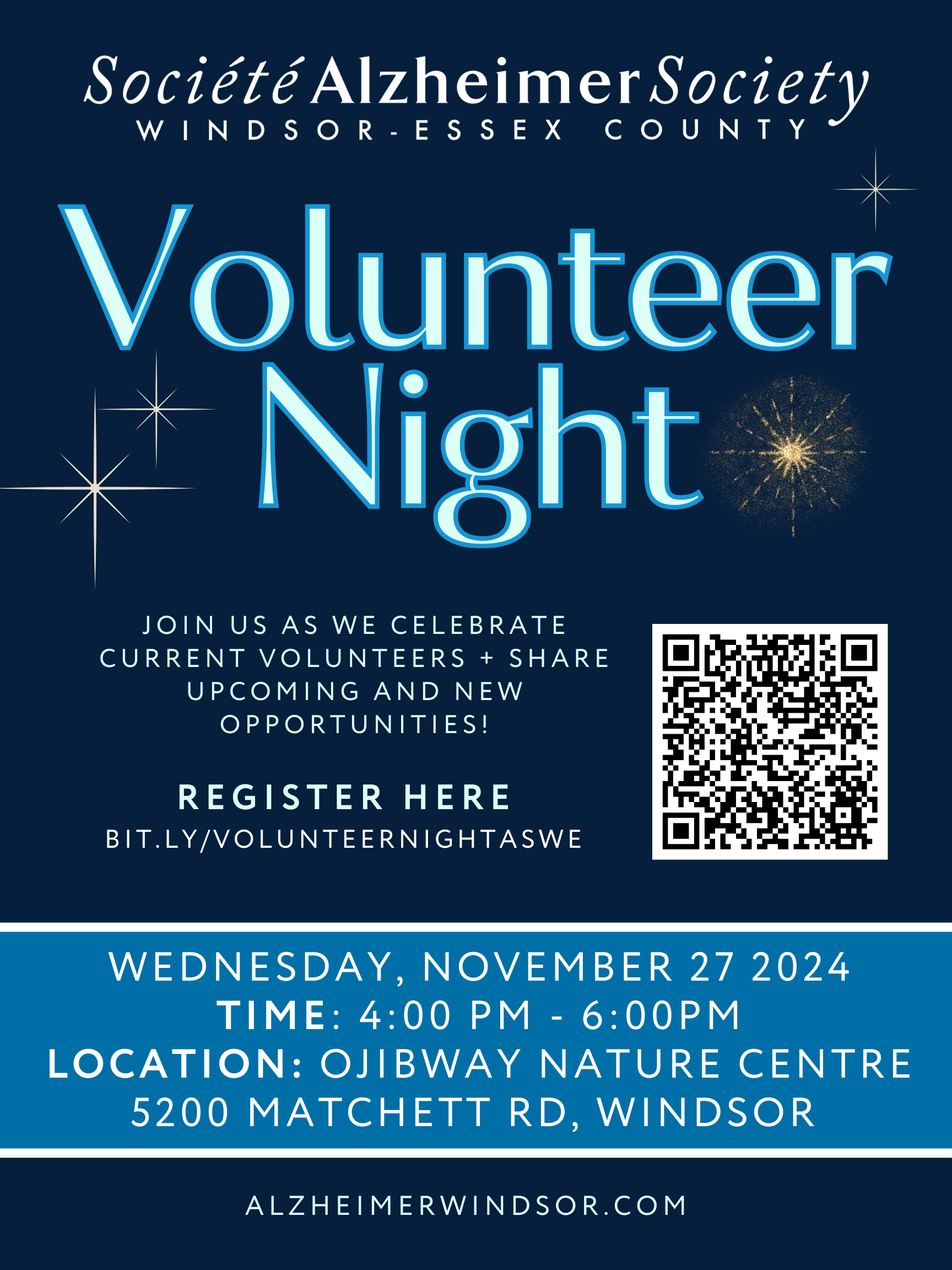 ASWE Volunteer Night | Alzheimer Society of Windsor & Essex County