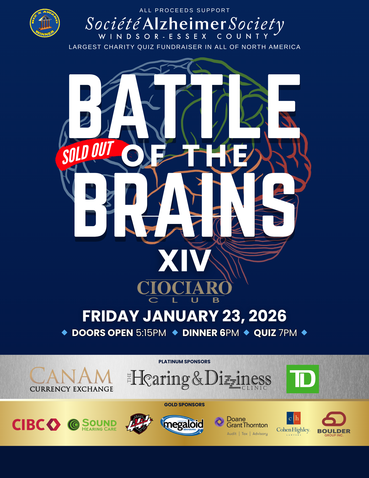 Battle of the Brains XIV | Alzheimer Society of Windsor & Essex County