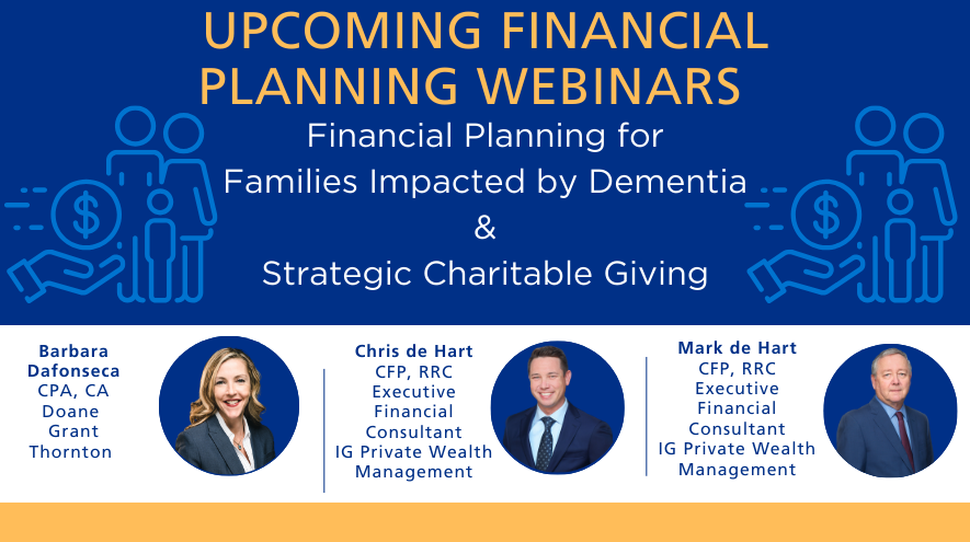 Upcoming Financial Planning Webinars | Alzheimer Society of York Region
